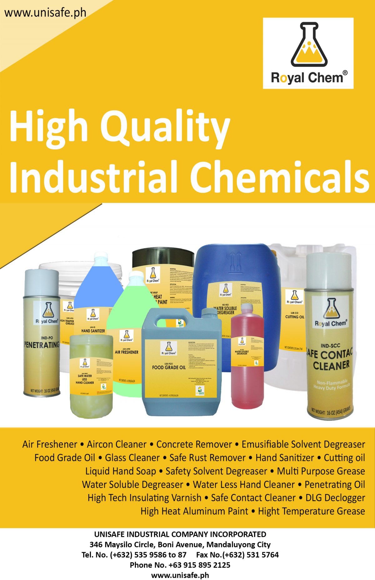 Royalchem Chemicals – Unisafe